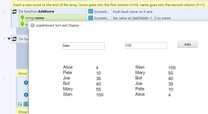 Simple scoreboard / leaderboard with an array C3 - How To... Construct 2 & 3 Demos